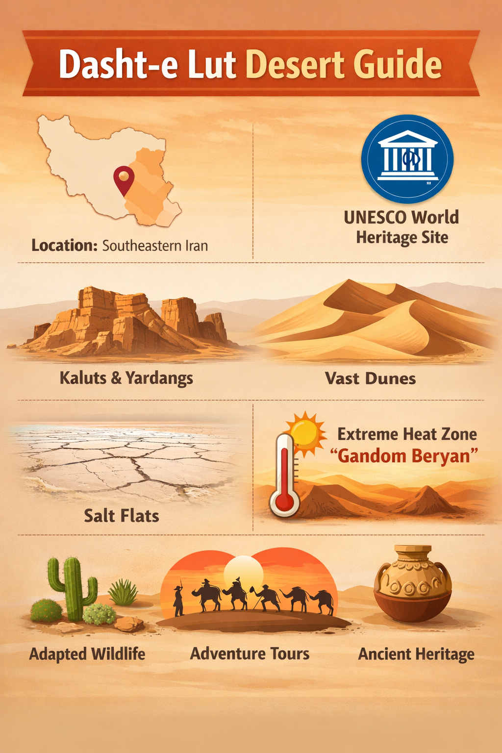 Dasht-e Lut Desert: Meaning, Location & Travel Guide